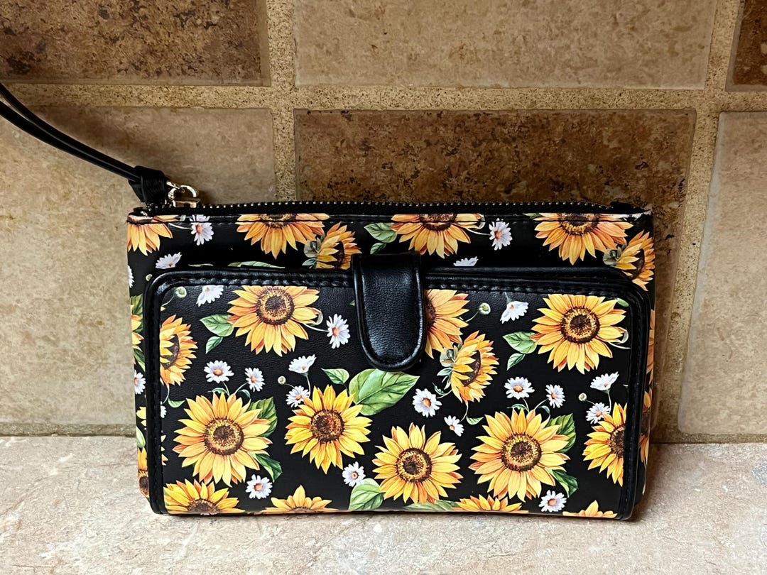 Sunflower Daisy Wallet - Etsy