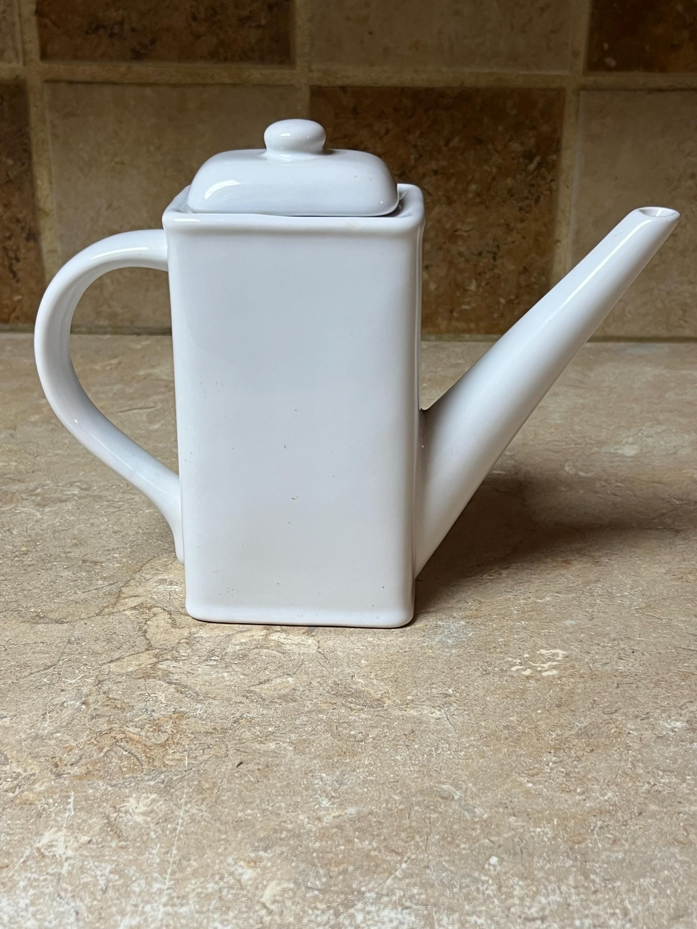 Ceramic White Tea/coffee Pitcher - Etsy