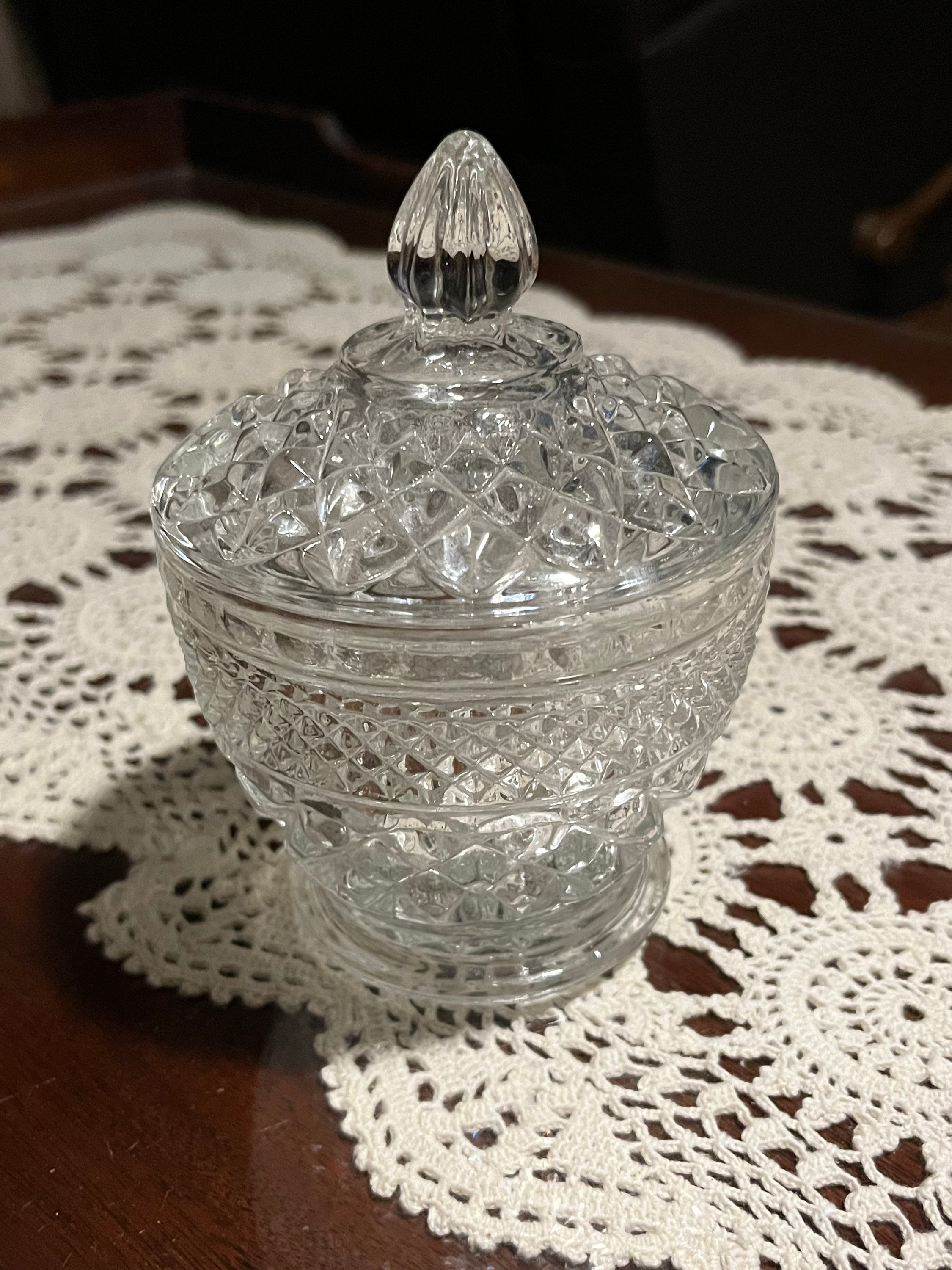 Anchor Hocking Wexford Glass Creamer & Sugar Bowl Set - Etsy