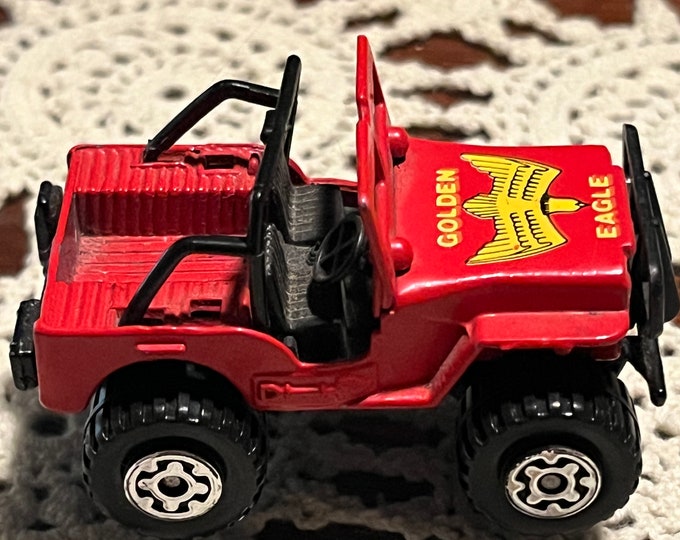 Matchbox 4x4 Red Golden Eagle Jeep - Etsy