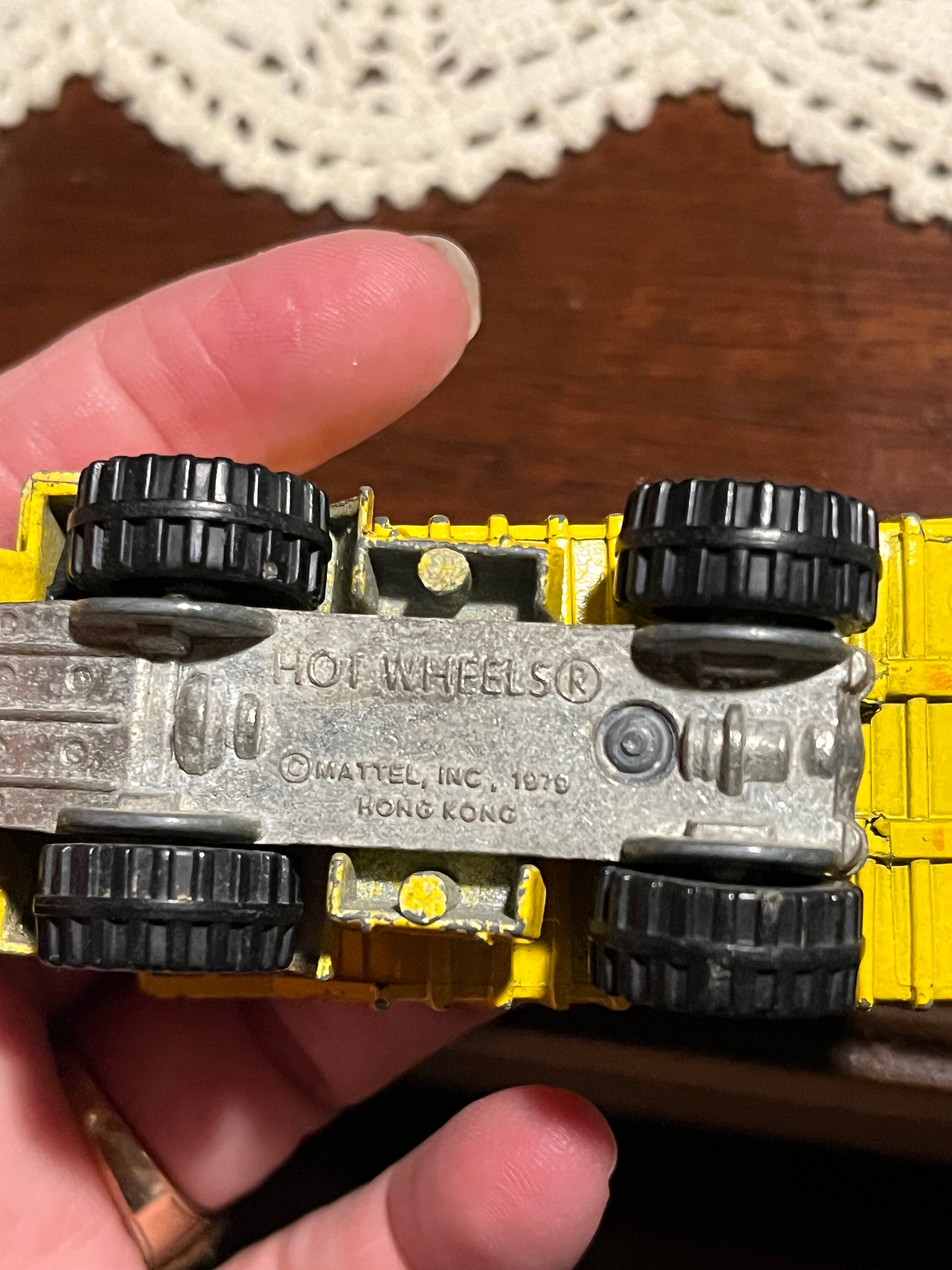 Hot Wheels 1979 Yellow Dump Truck - Etsy