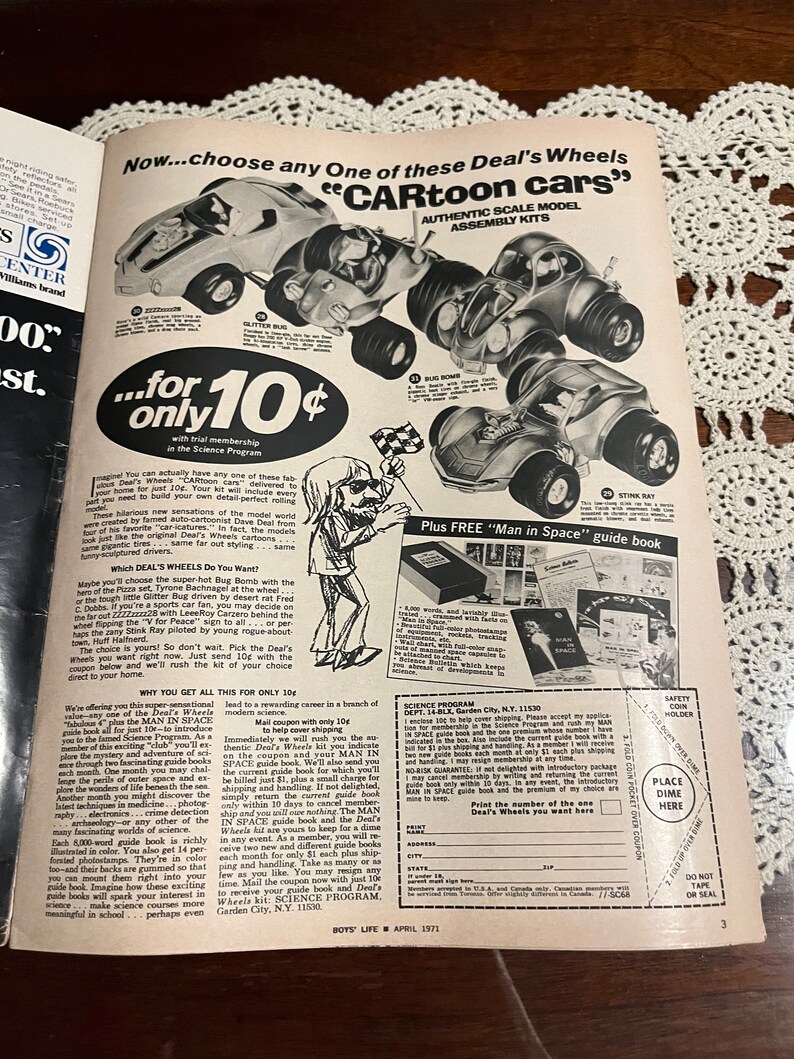Boys' Life Magazine April 1971 - Etsy