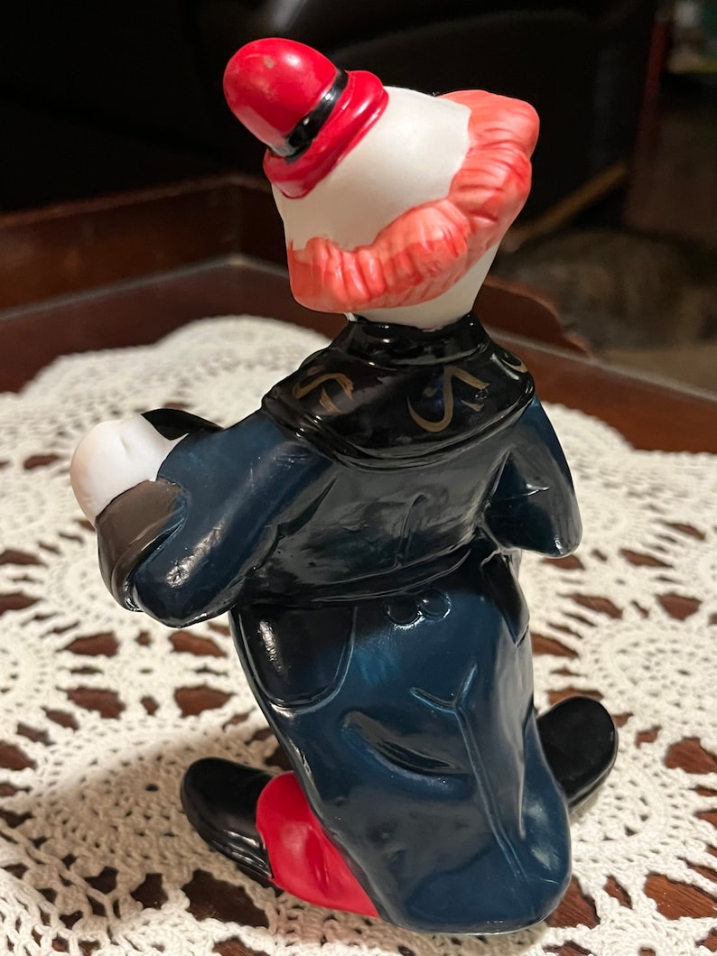 Clown Figurine Playing the Accordion - Etsy