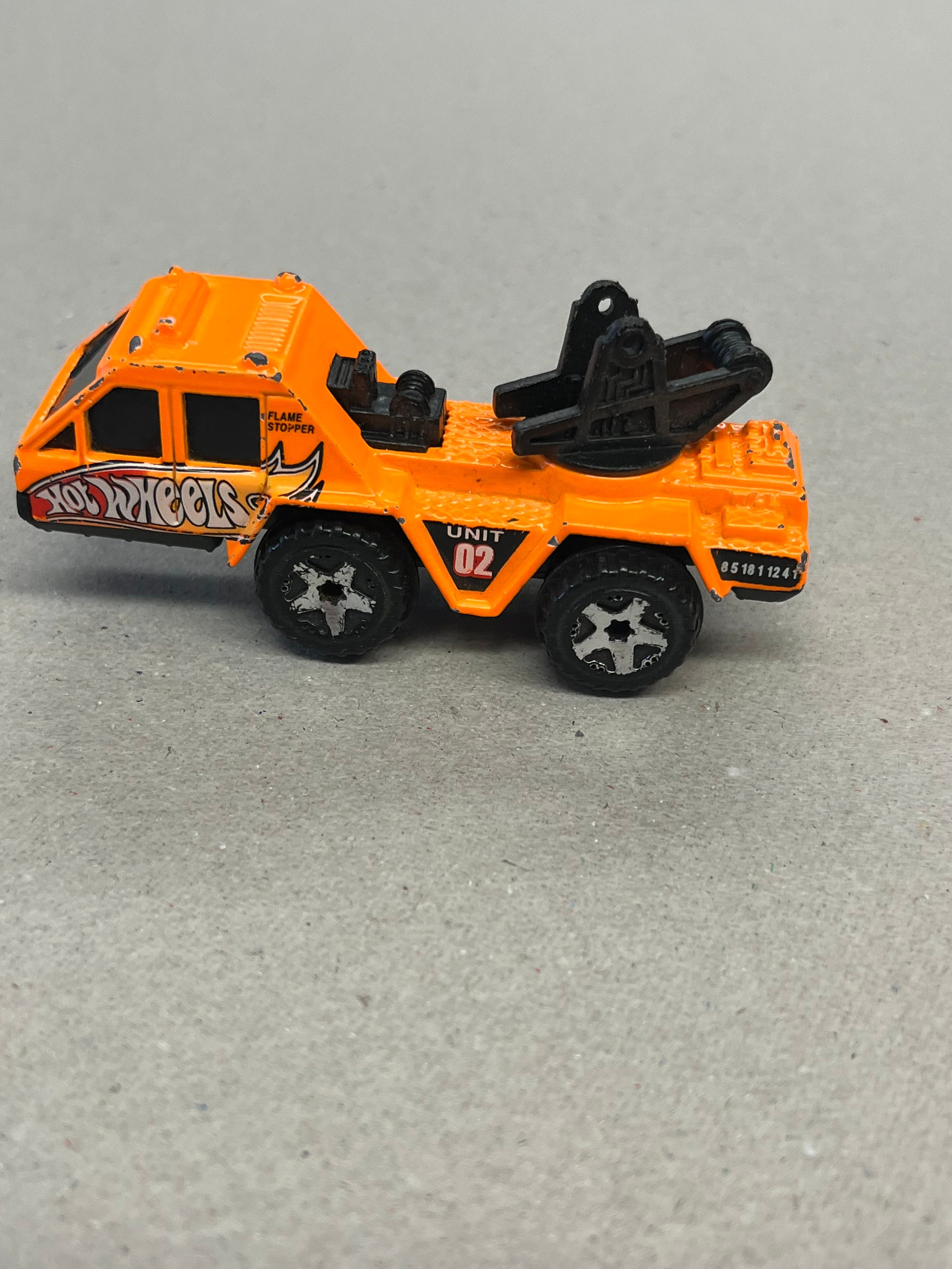 Hot Wheels Orange Flame Stopper Fire Truck - Etsy