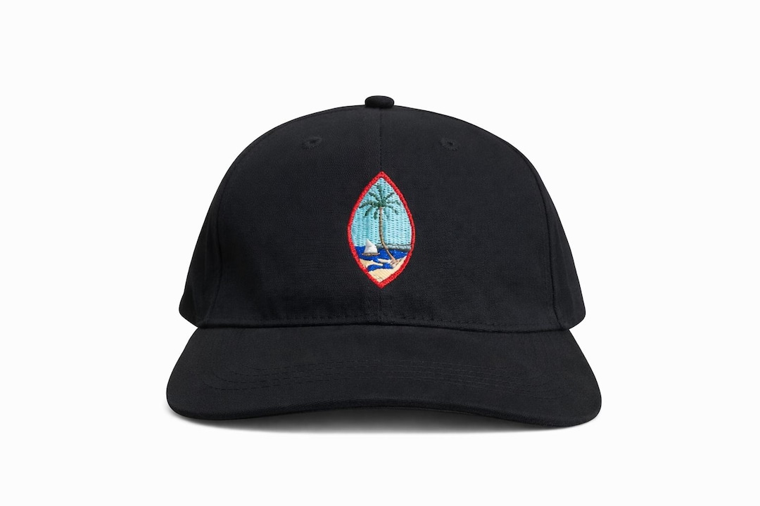 Guam Seal Embroidered Strapback Hat – Island Pride Dad Hat With ...