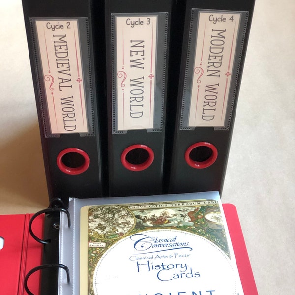 Classical Conversations Timeline Cards - Etsy