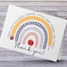Teacher Appreciation Thank You Card: Rainbow Design (digital Download ...