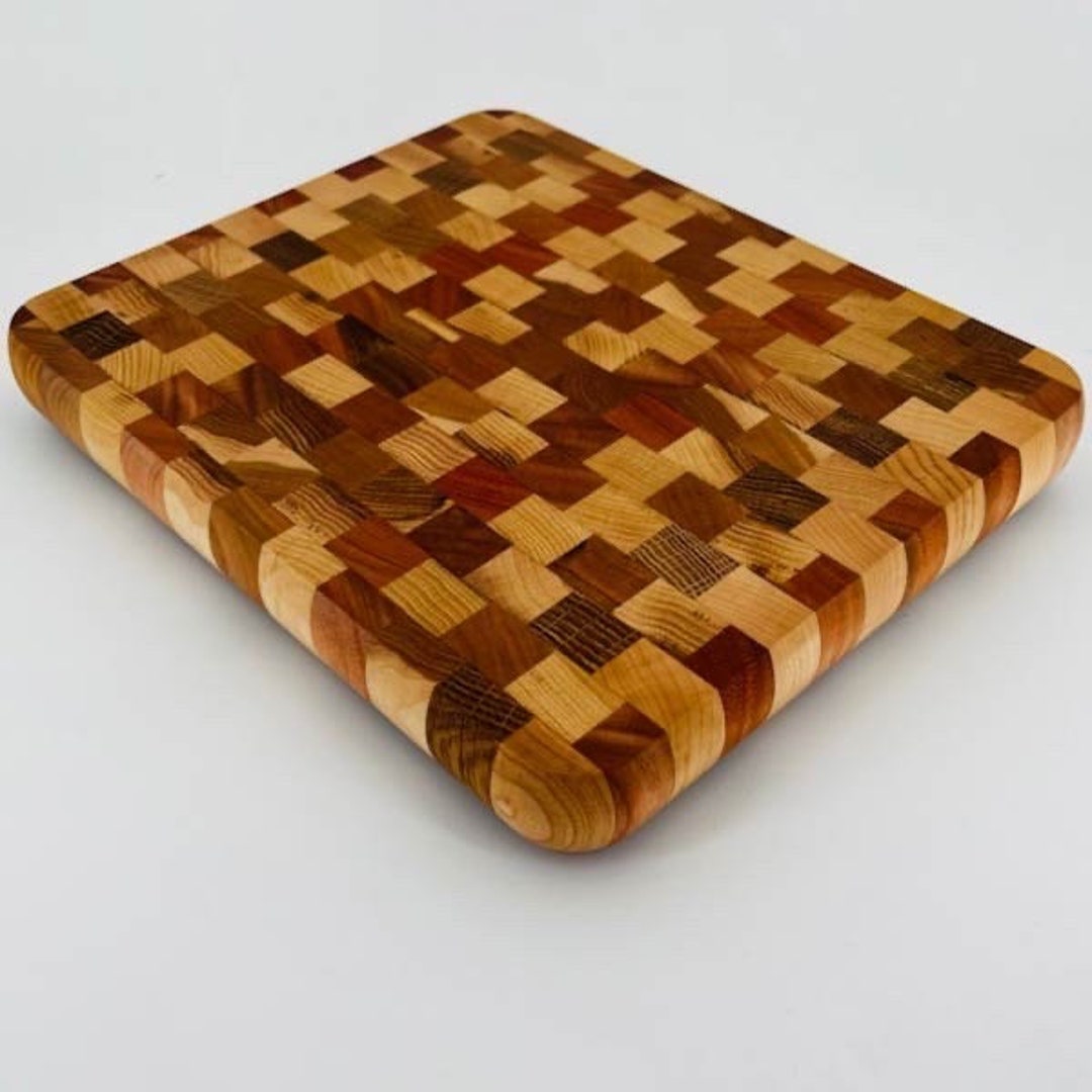 12" X 14” Multi-wood Cutting Board for Your Kitchen - Etsy