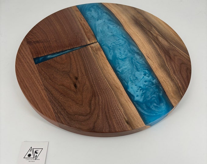 Ocean Blue Lazy Susan 17" Dining Table Décor - Etsy