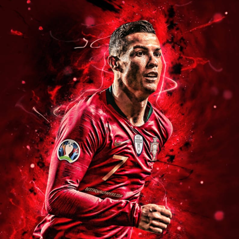 5 Images, Christiano Ronaldo, 2000x2000 Px, Png,digital Illustration ...