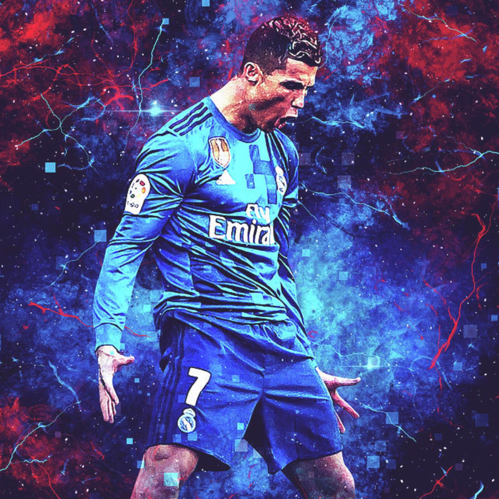 5 Images, Christiano Ronaldo, 2000x2000 Px, Png,digital Illustration ...