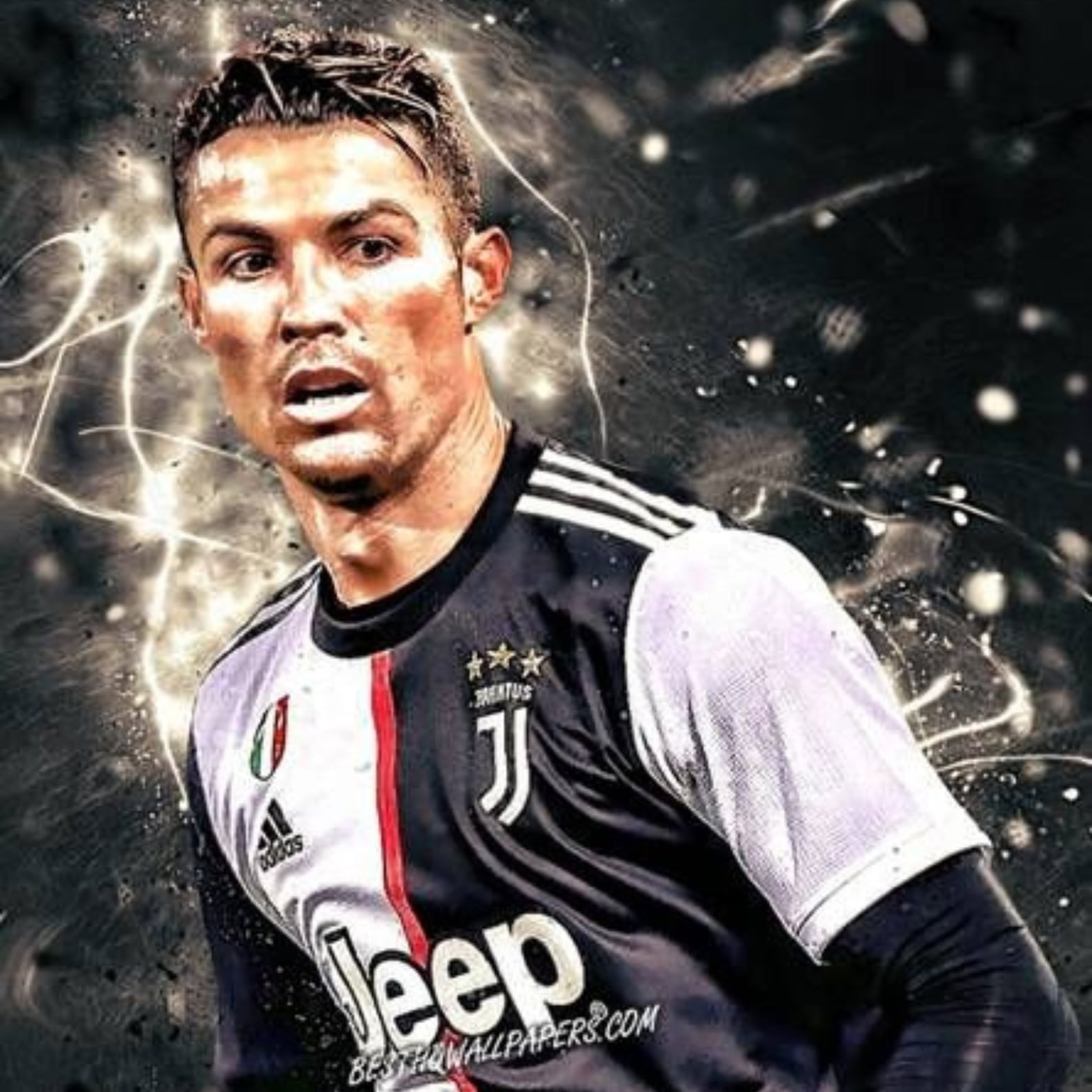 5 Images, Christiano Ronaldo, 2000x2000 Px, Png,digital Illustration ...