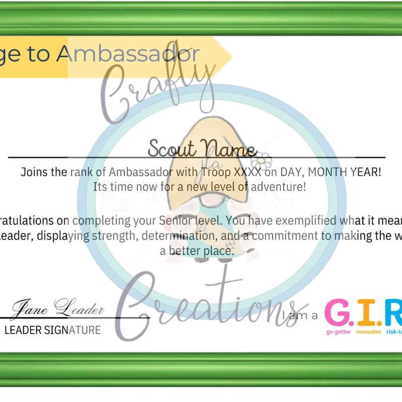 Bridging Certificate - Etsy