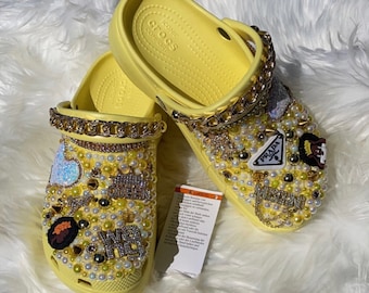 Kids Custom Purple or Blue Butterfly Crocs - Etsy