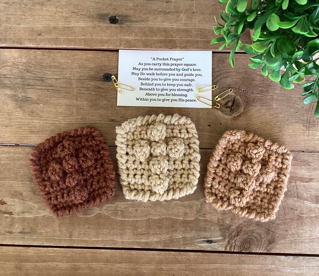 Crocheted Prayer Square/ Pocket Prayer - Etsy