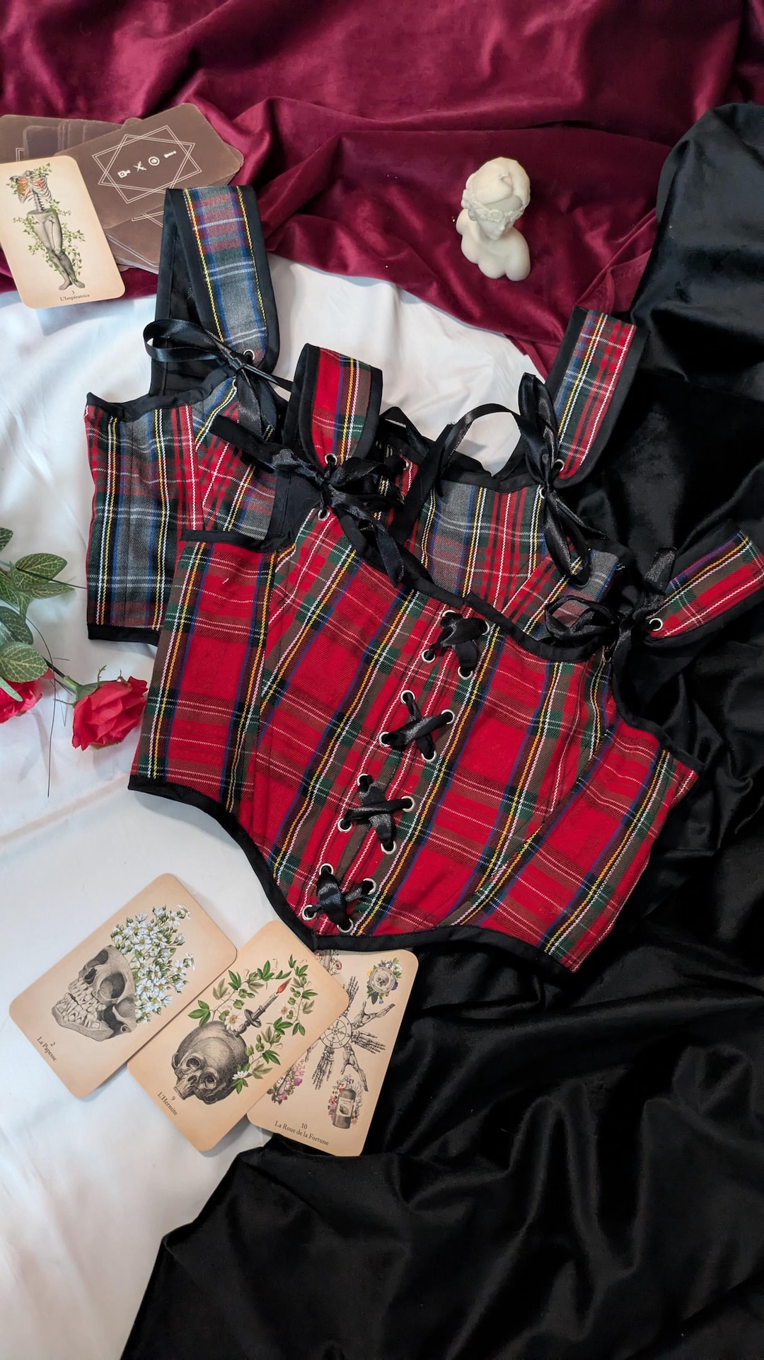Sassenach Corset - Scottish Tartan - Etsy