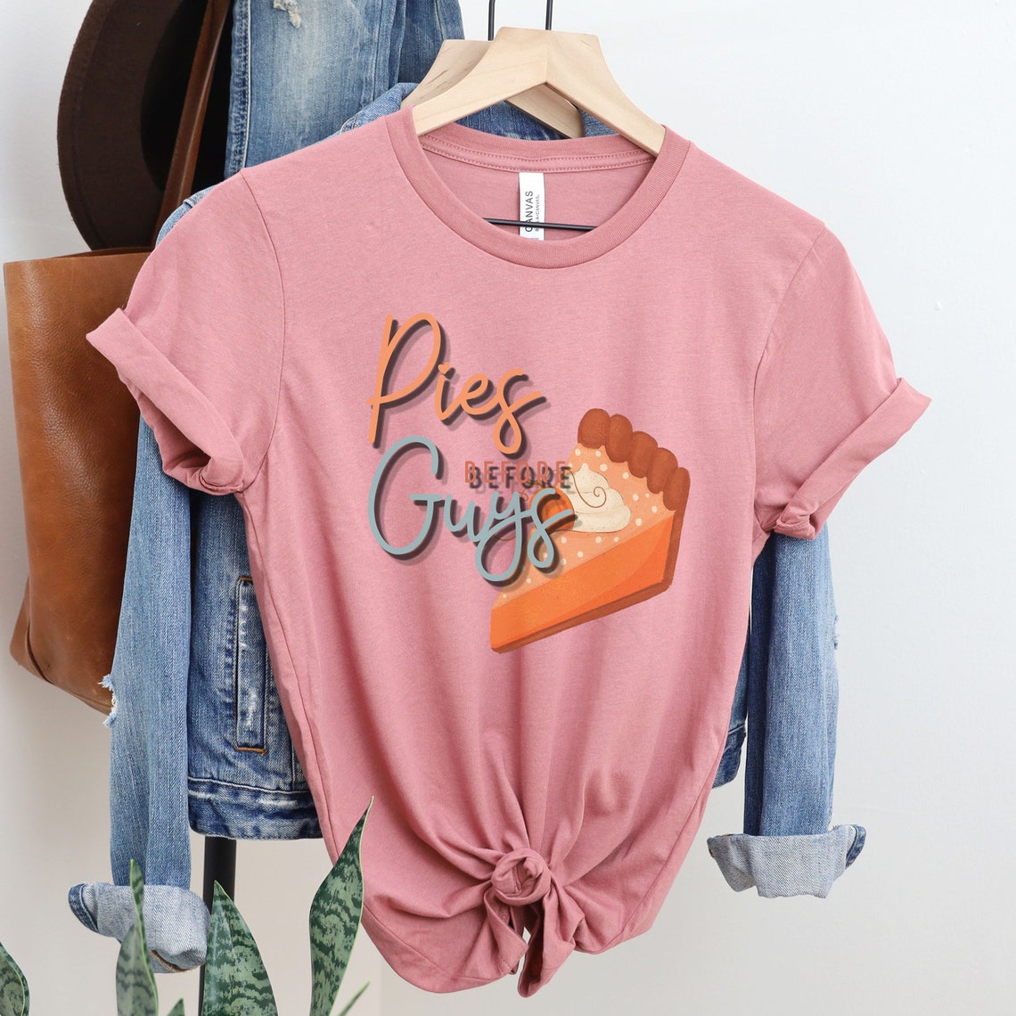 Pies Before Guys, Retro Pumpkin Pie Shirt, Fun Thanksgiving Shirts ...