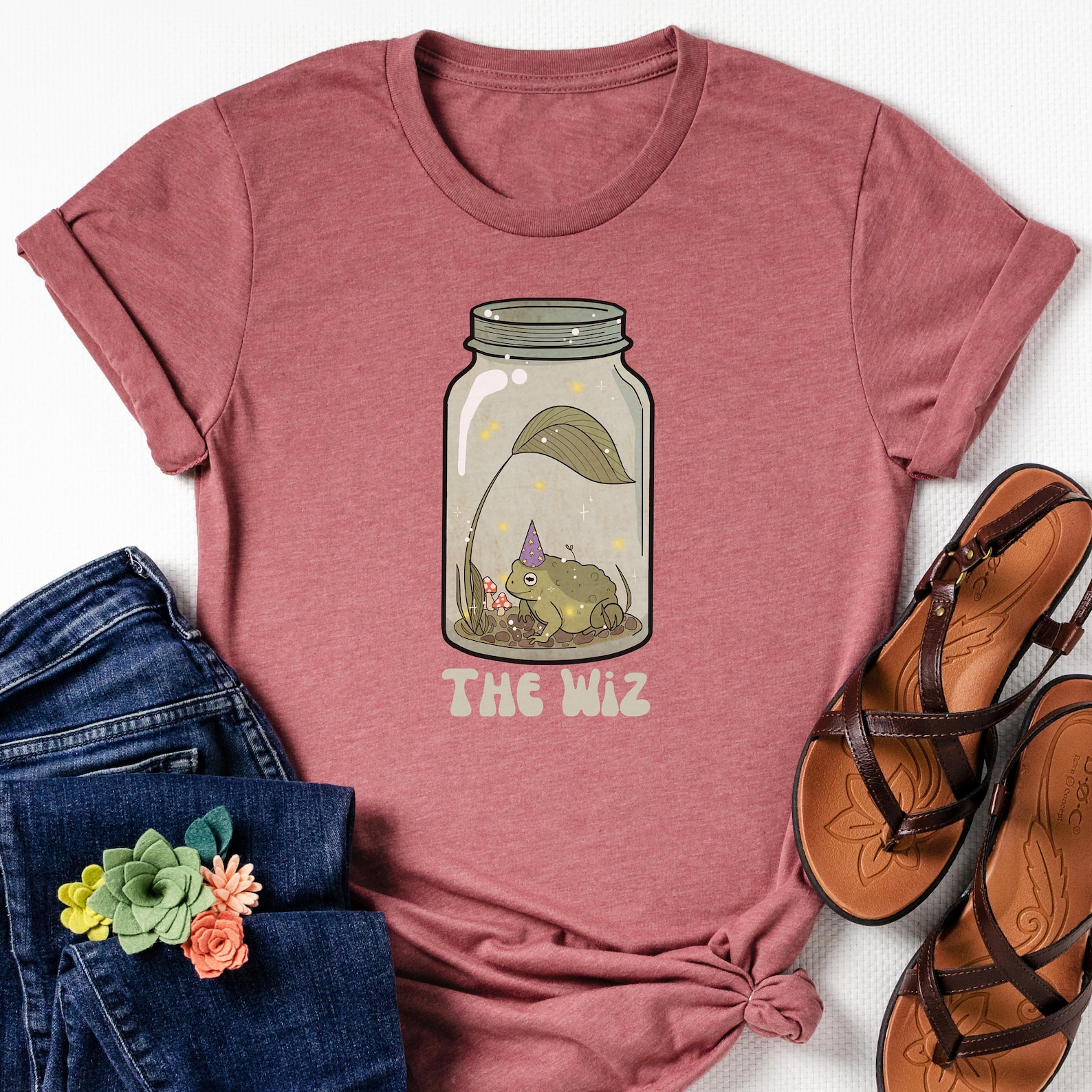 Funny Frog Shirt, Frog and Mushroom Shirt, Cute Frog Shirt, Women Frog ...