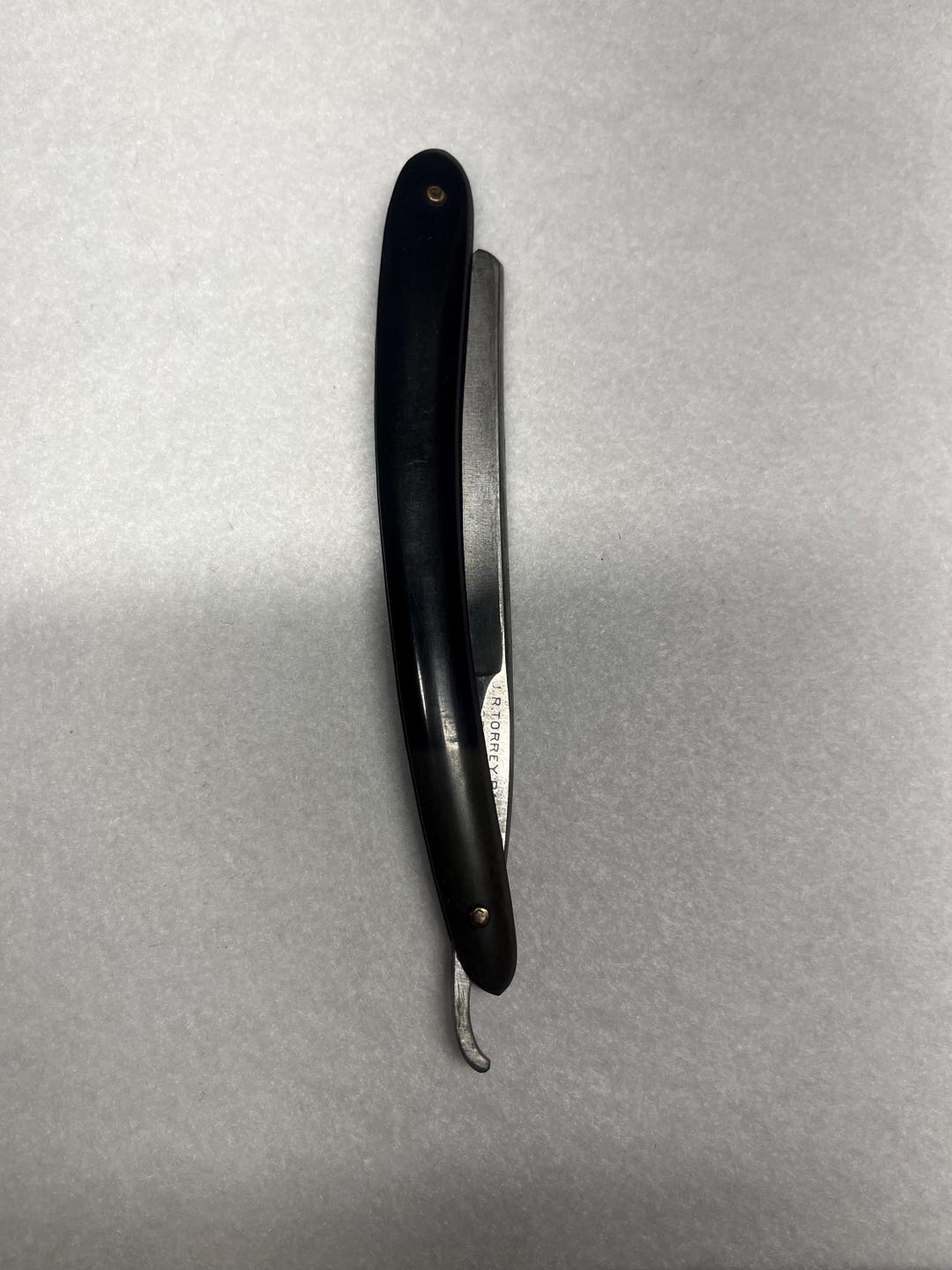 A Vintage J.R. Torrey Co Straight Razor Worchester Massachusetts USA ...