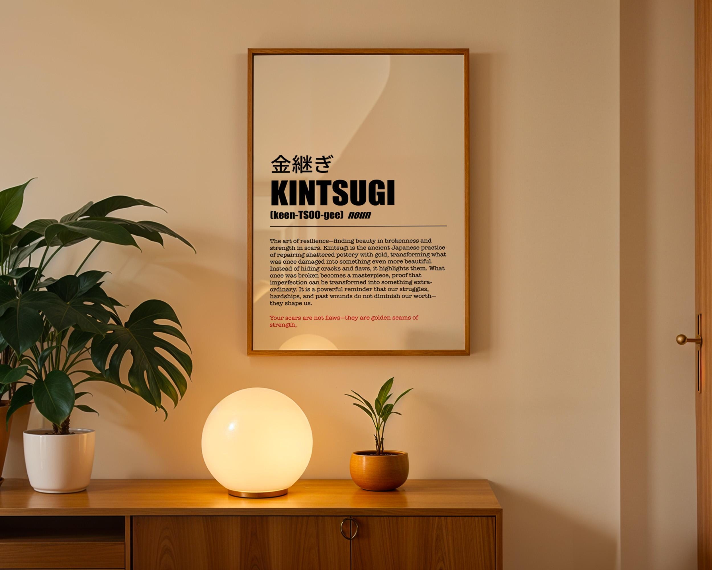 Kintsugi Definition Art | Japanese Philosophy Motivational Quote ...