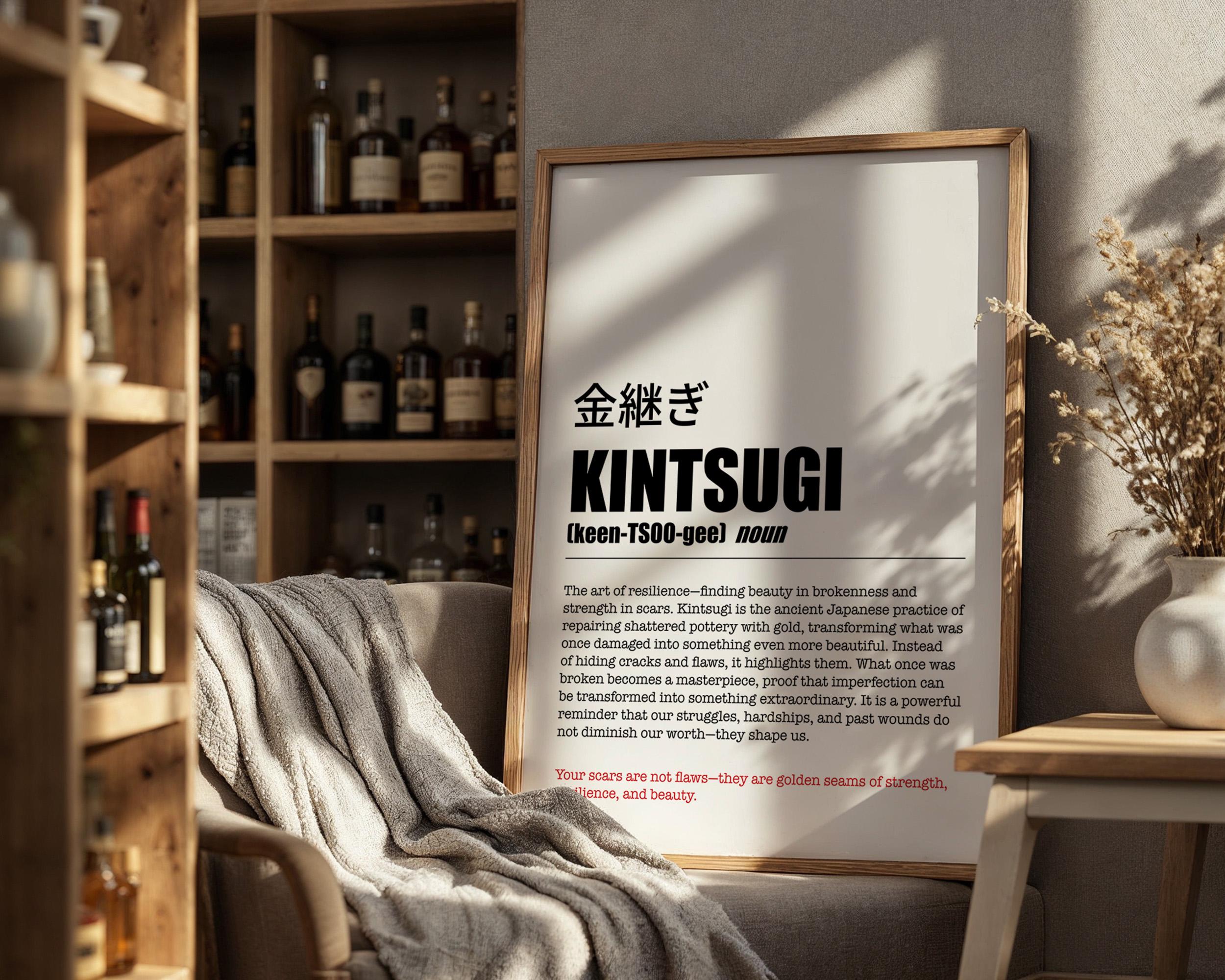 Kintsugi Definition Art | Japanese Philosophy Motivational Quote ...