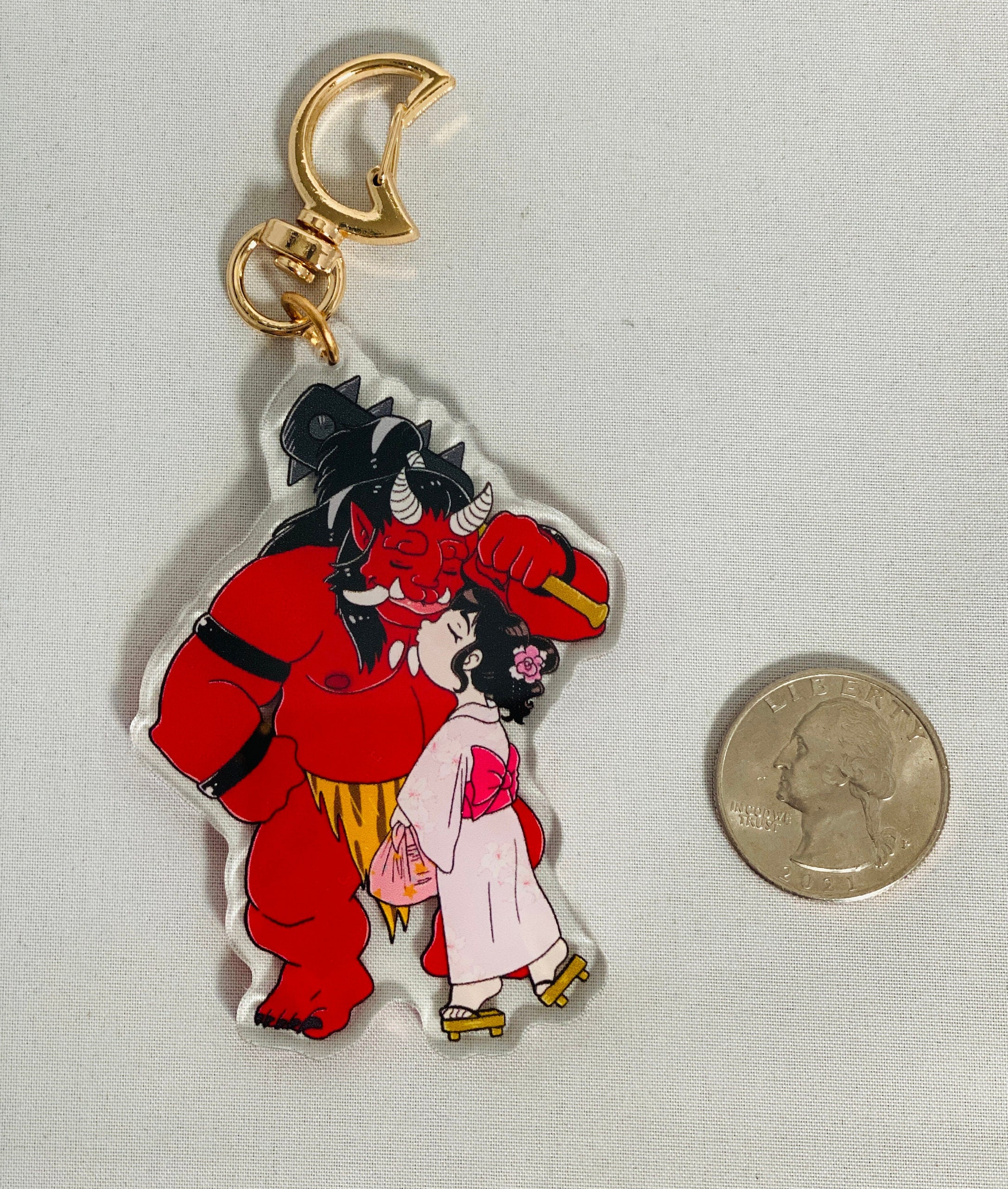 Monsters and Maidens Charms Acrylic Keychains - Etsy
