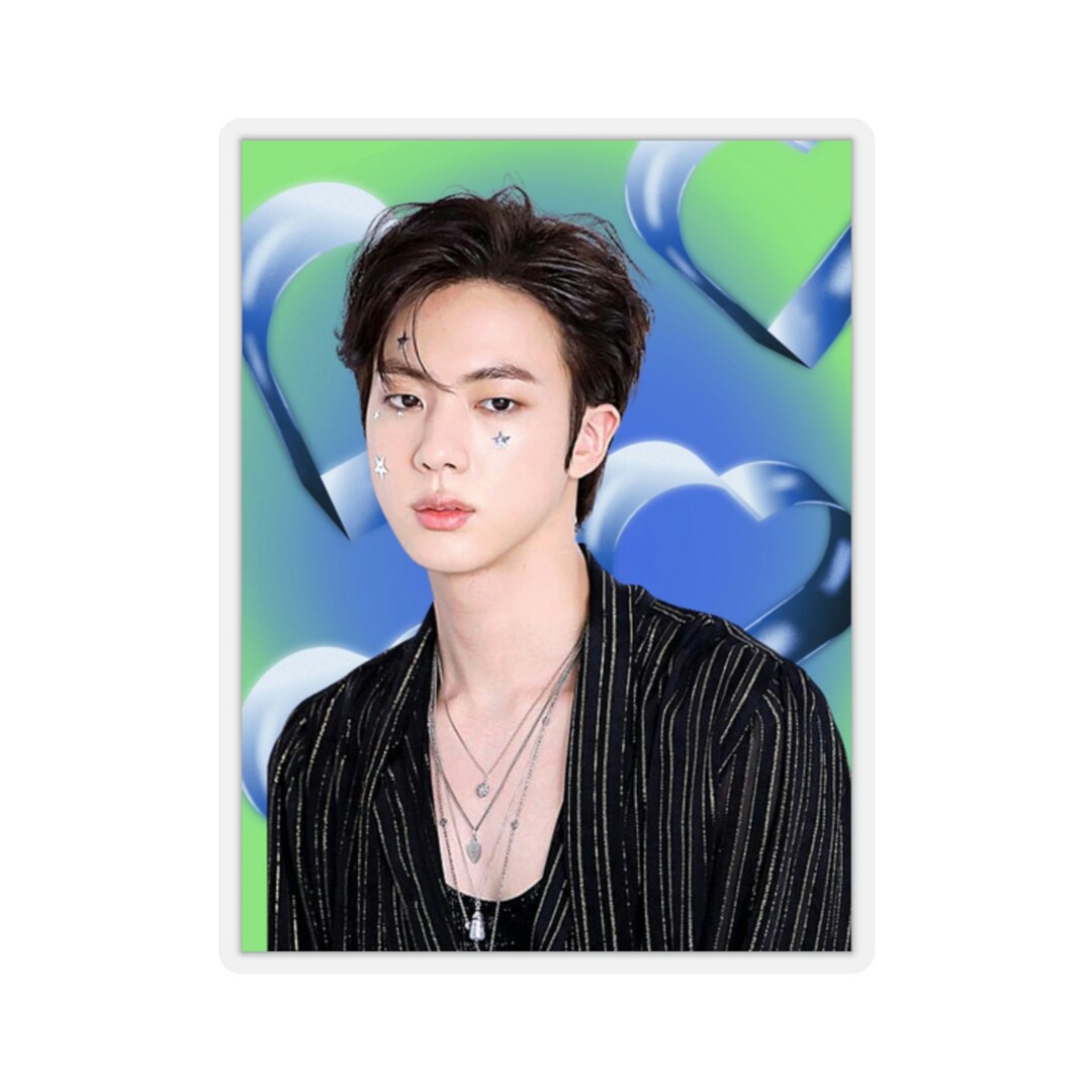 Jin BTS Sticker Seokjin BTS Jin Bts Sticker Kiss-cut - Etsy