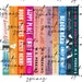 Custom Book Spine Print | Personalized Gift for Book Lovers | 11-12 ...