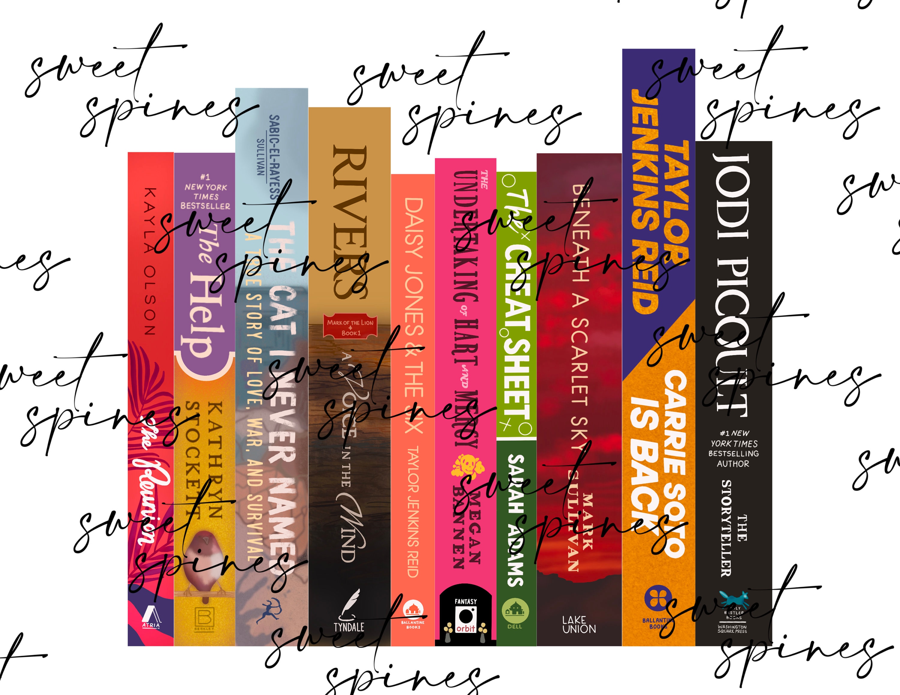 Custom Book Spine Print | Personalized Gift for Book Lovers | 11-12 ...