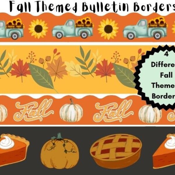 Fall Bulletin Board - Etsy