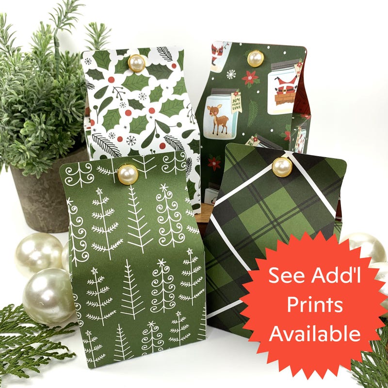 Christmas Favor Box - Etsy