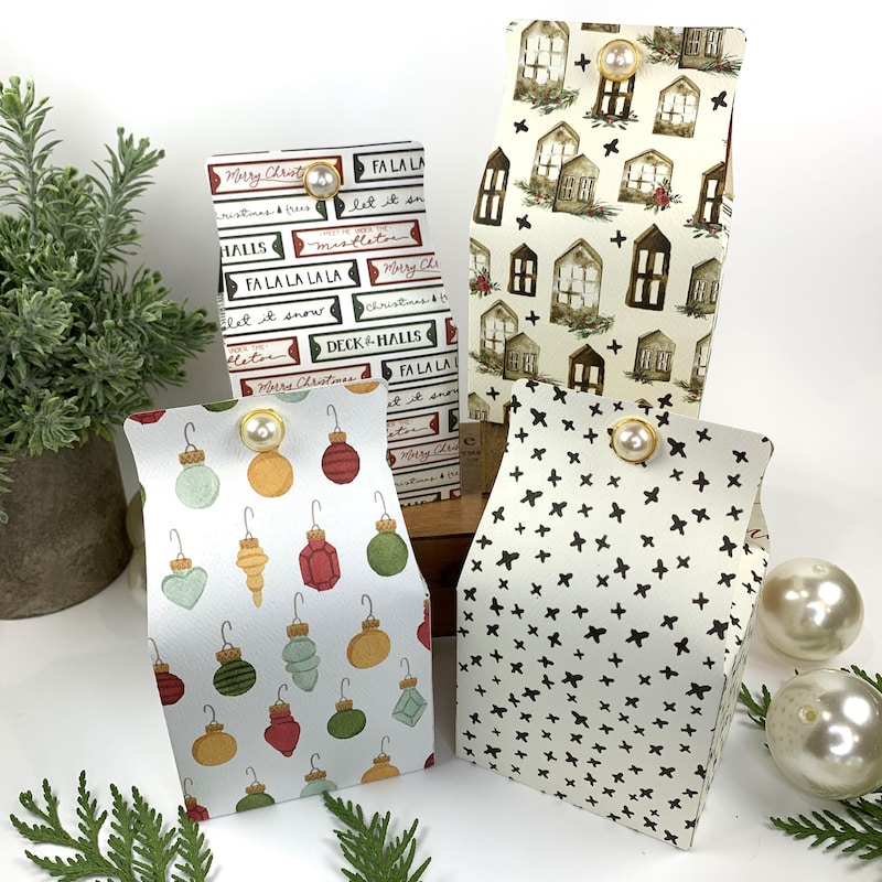 Christmas Favor Box - Etsy