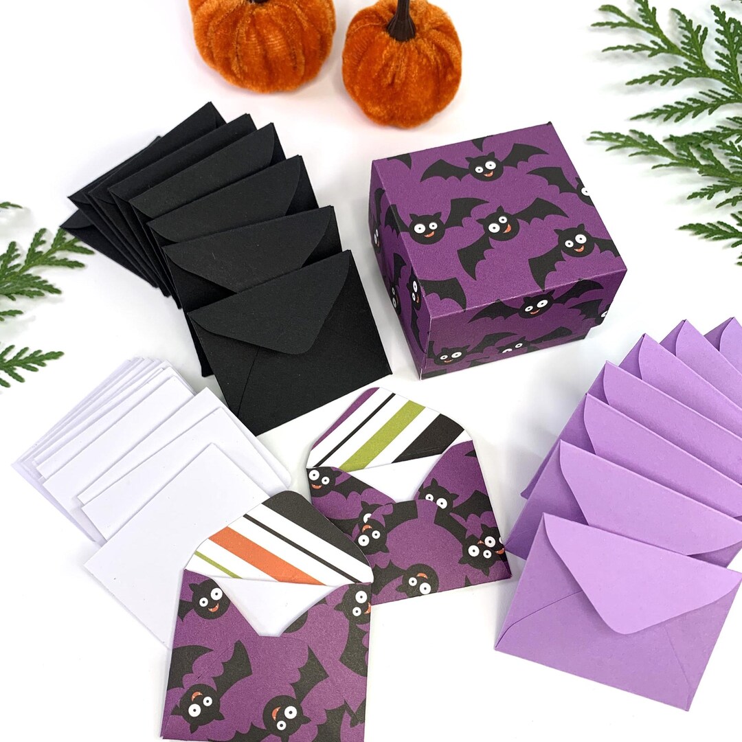 Halloween Mini Gift Box & Envelope Set | Scrapbooking | Trick or Treat ...