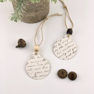 Kraft Round Gift Tags Vintage Farmhouse Print Halloween Thanksgiving ...