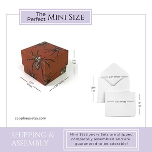 Gothic Halloween Mini Envelope & Note Card Set: Spooky Stationery Gift ...