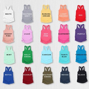 Custom Logo Tank Top, Company Logo Tank, Team Logo Tank Top ...