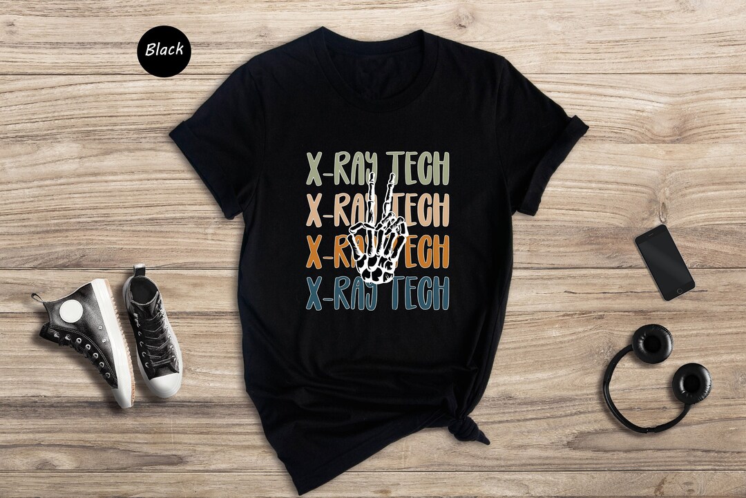 X-ray Tech Skeleton Hand Shirt, Radiology Shirt, X-ray Tech Shirt ...