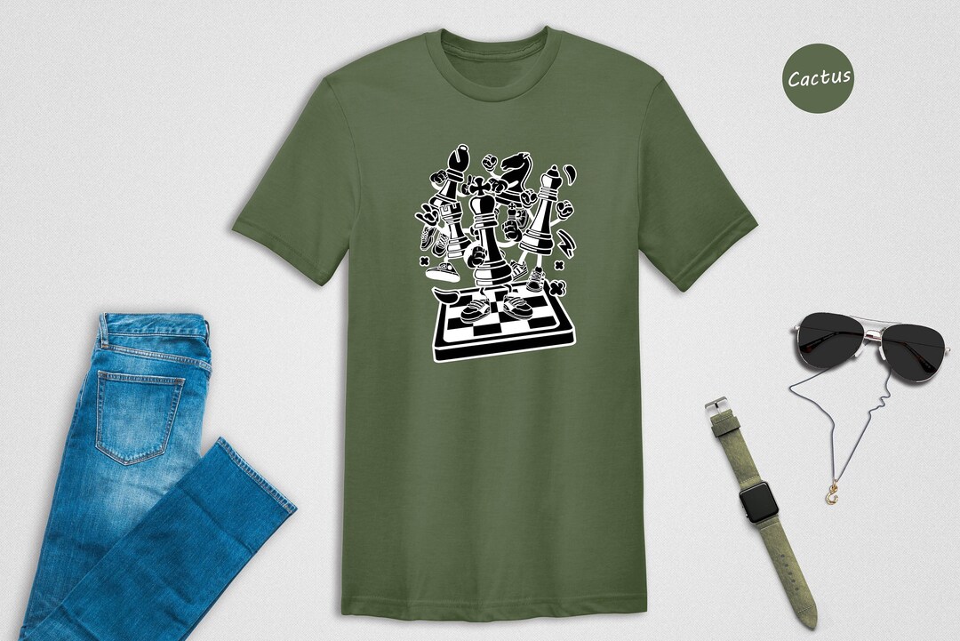 Chess Piece Shirt, Chess Shirt, Chess Player Shirt, Chess Lover T-shirt ...