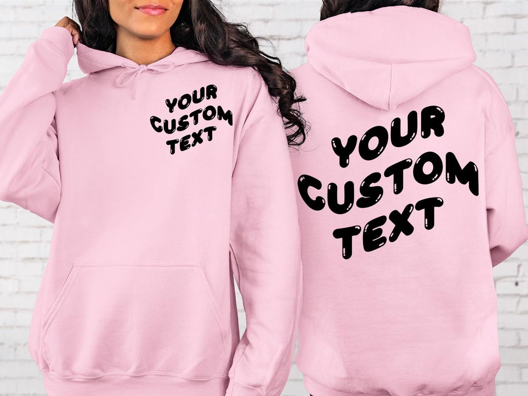 Personalized Sweatshirt, Custom Your Text Sweatshirt, Customize Sweater ...