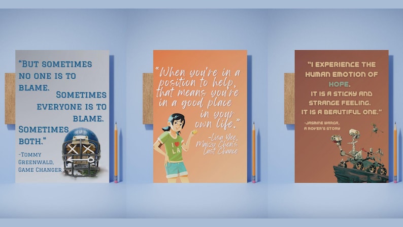 Middle Grade Book Quotes #2 15 Posters for Your Classroom or Library ...