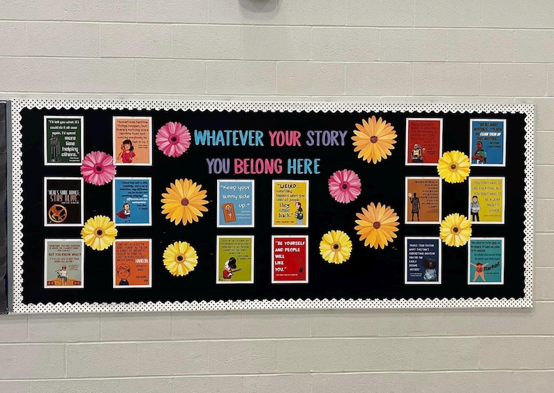 Middle Grade Book Quotes and Characters Digital Posters- Perfect for ...