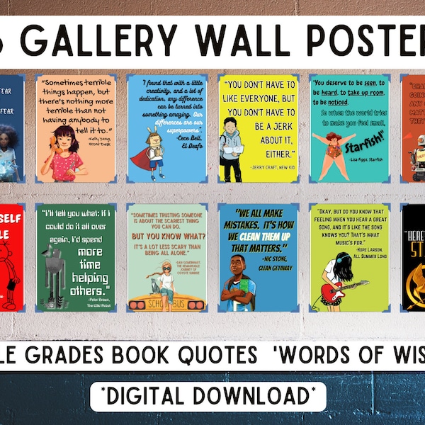 Middle Grades Book Characters - Etsy