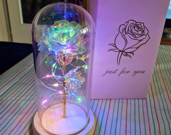 Eternal Rose Lamp - Etsy