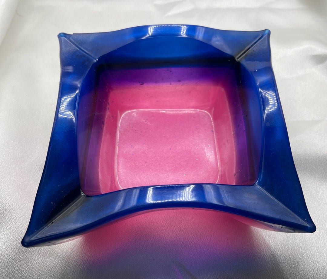Planter Bowl Square Shape Made With Resin - Etsy