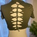 Slit Weave Crop Top - Etsy