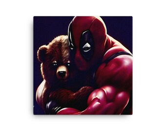 Deadpool Teddy Bear - Etsy
