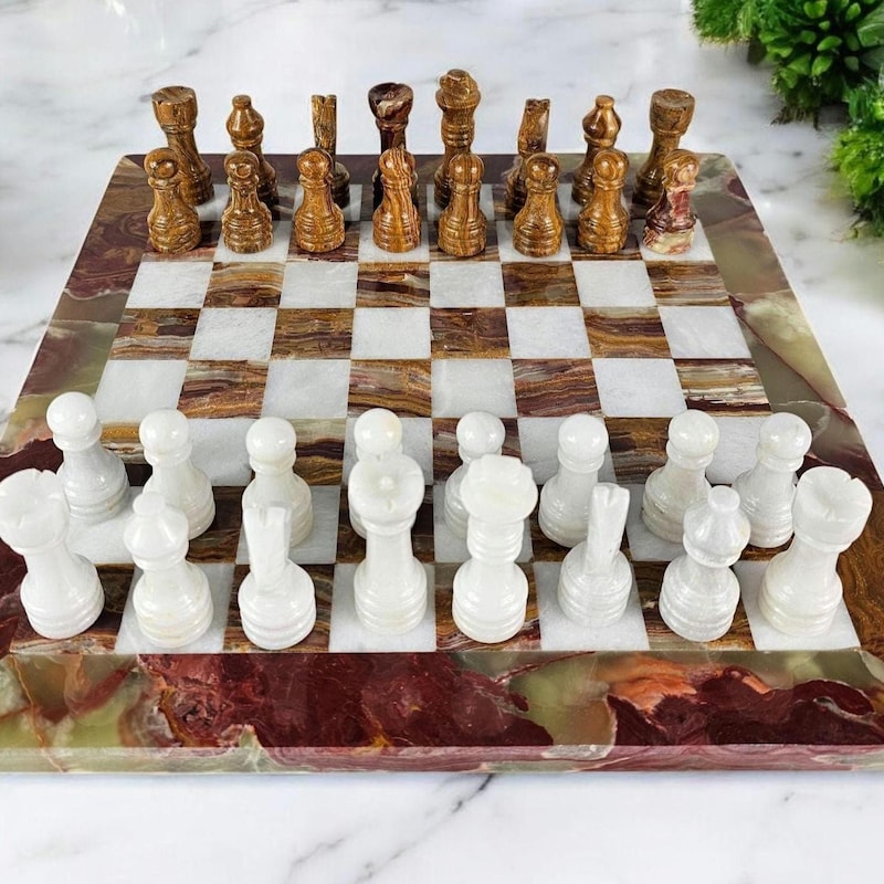 Stone Chess Set - Etsy