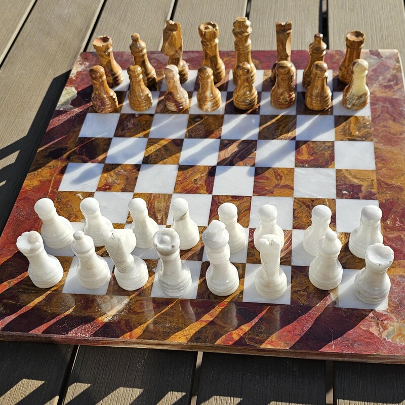 Stone Chess Set - Etsy