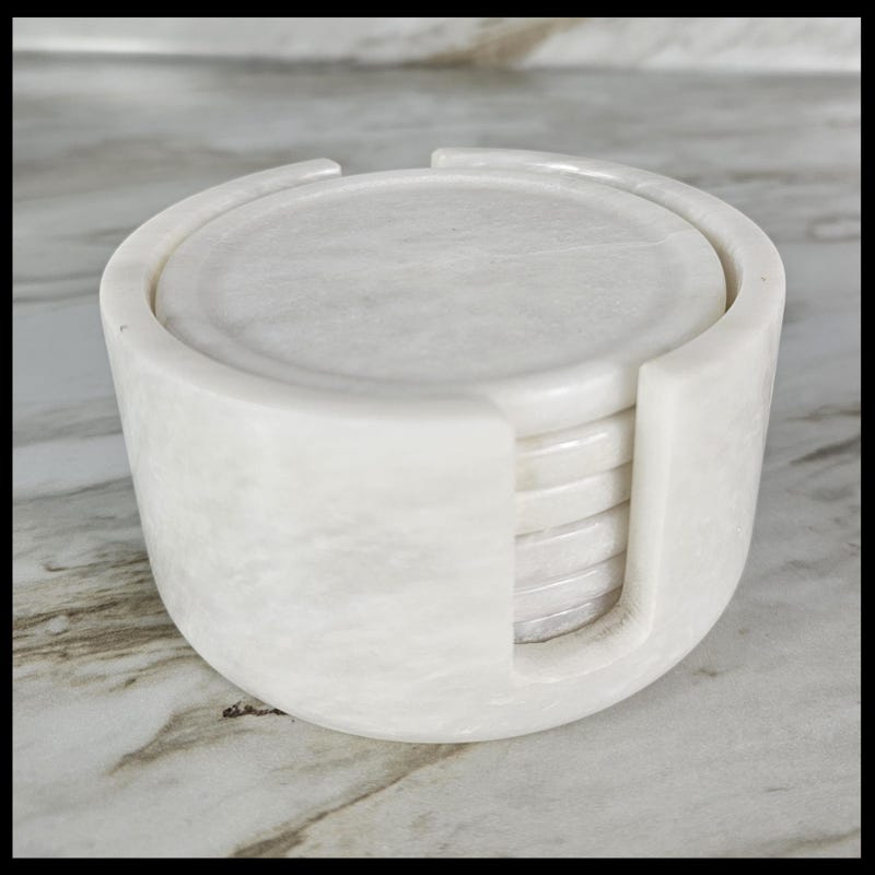 Marble Coasters - Etsy