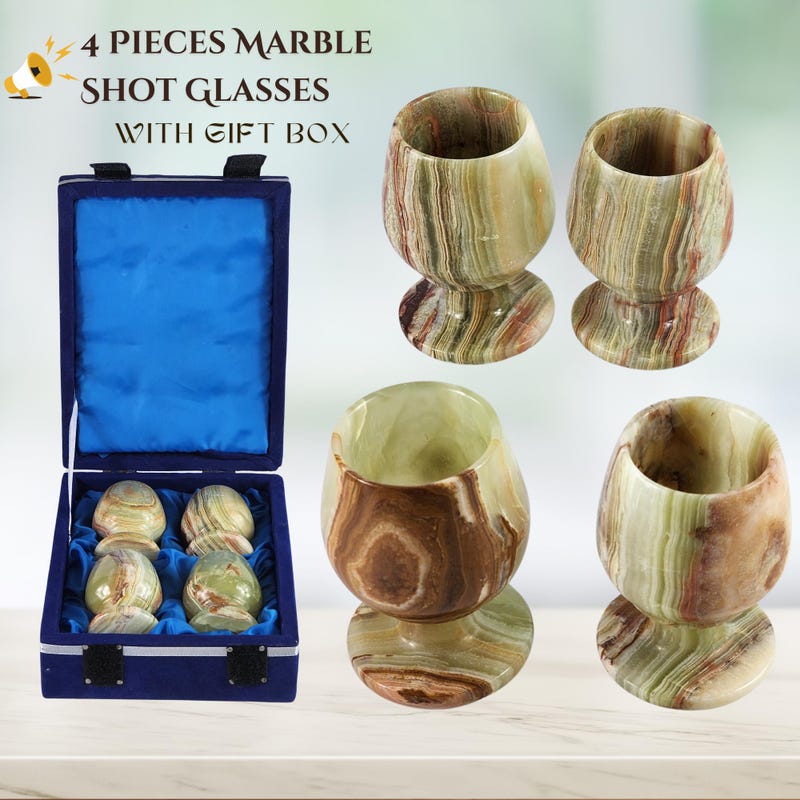 Stone Shot Glasses - Etsy